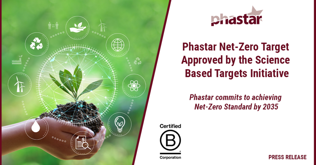 Phastar Net-Zero Target Approved by the SBTI | Press Release